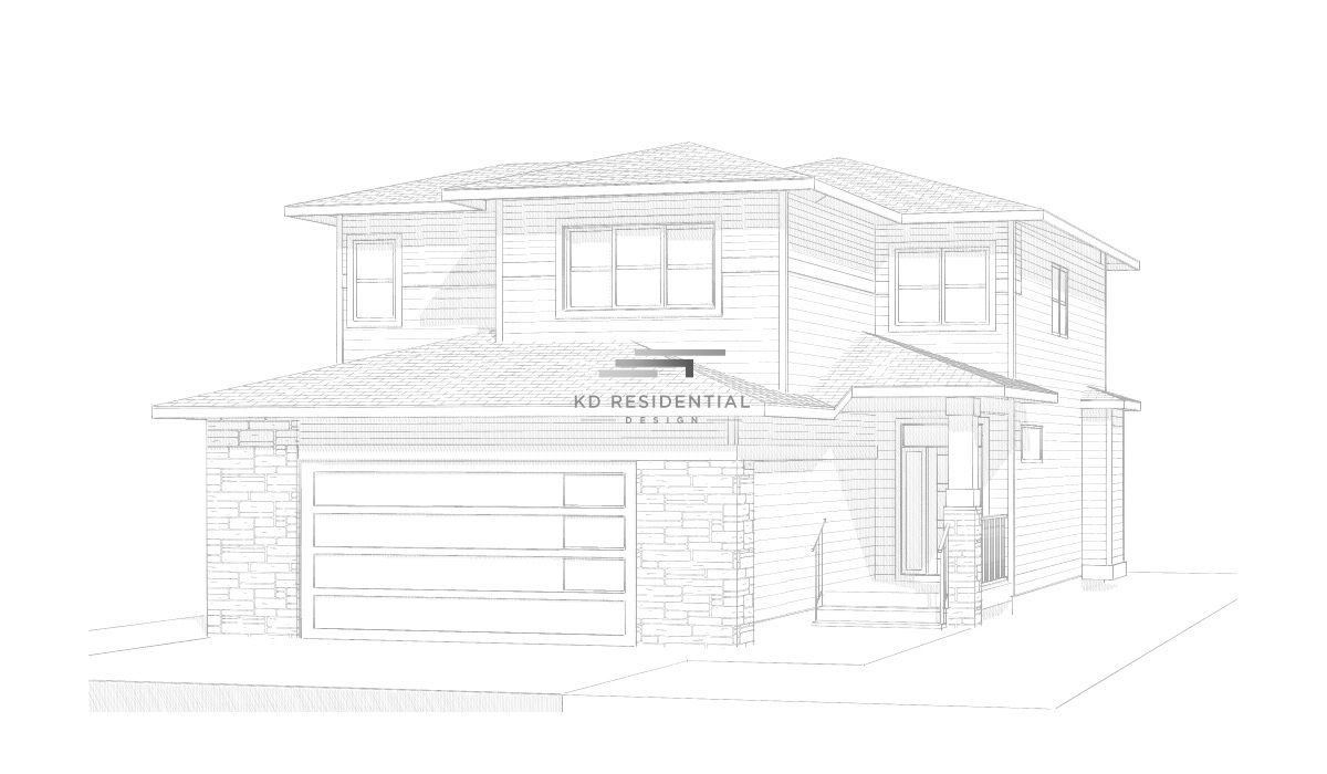 KD Residential Design - 2-Storey Home Perspectives